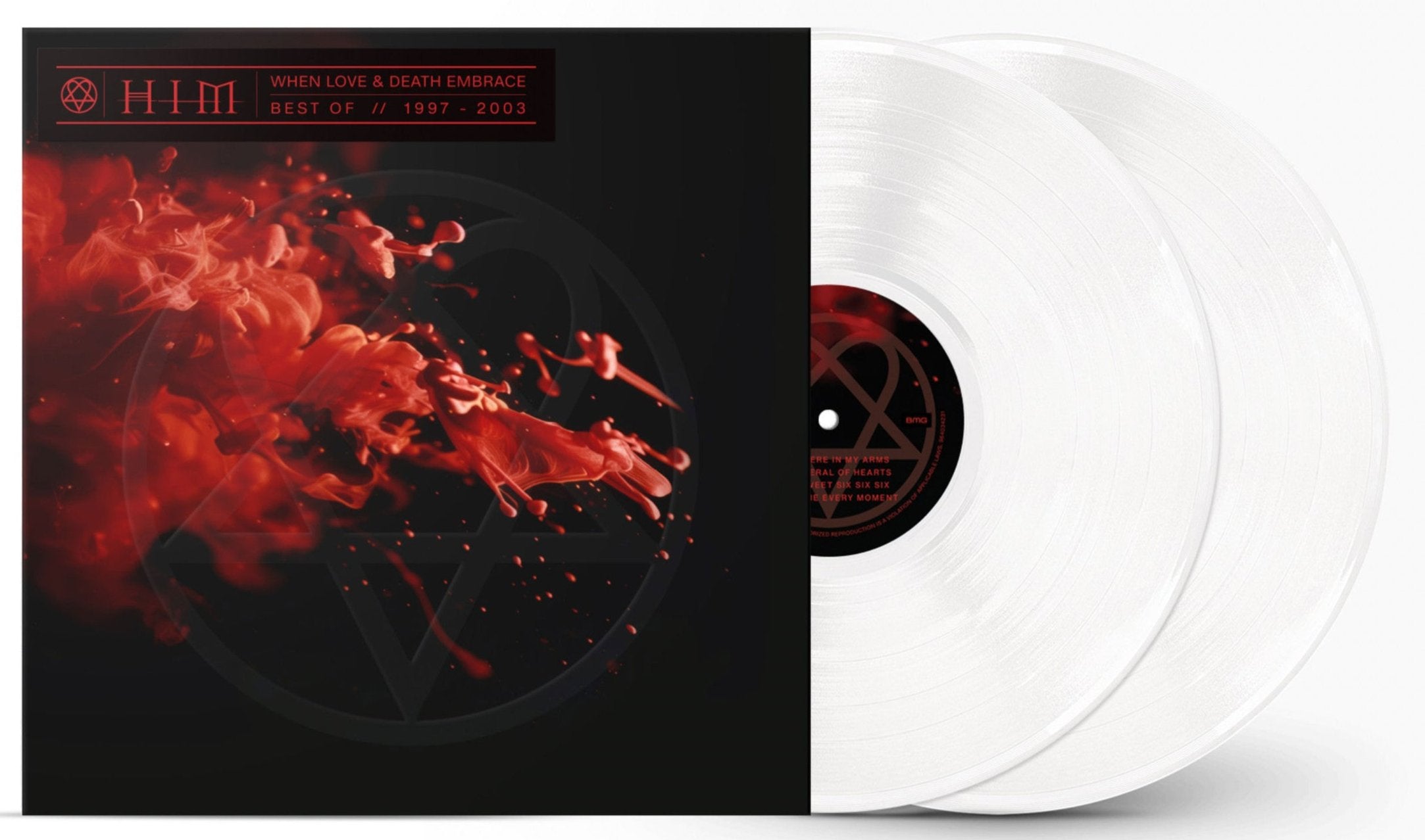 HIM - When Love & Death Embrace: Best of 1997-2003 (2xLP White Vinyl)